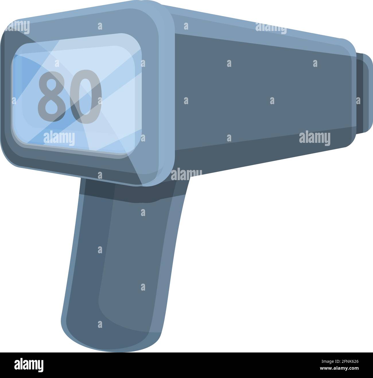 Speed radar highway icon. Cartoon of Speed radar highway vector icon ...