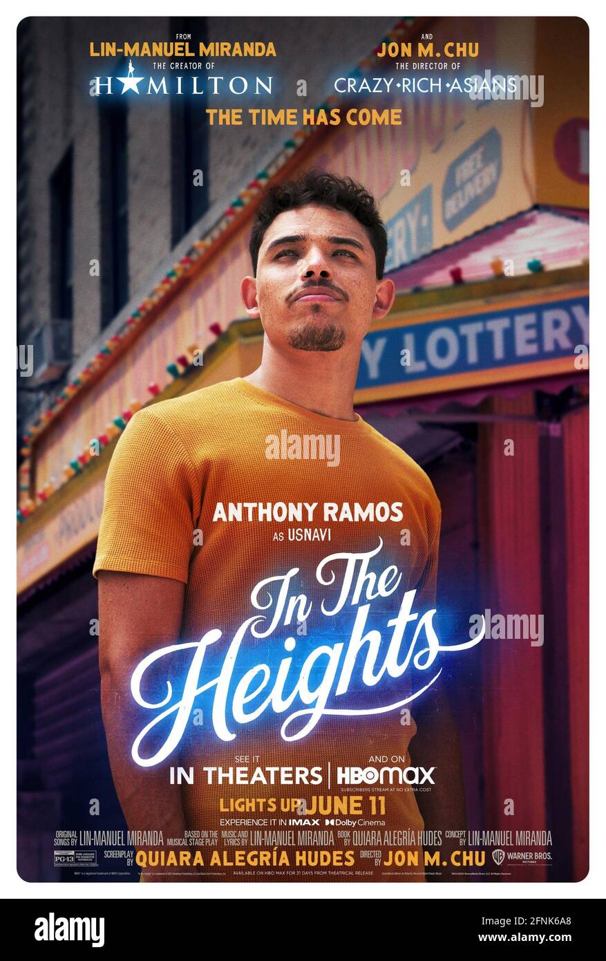 IN THE HEIGHTS, US character poster, Anthony Ramos, 2021. © Warner Bros ...