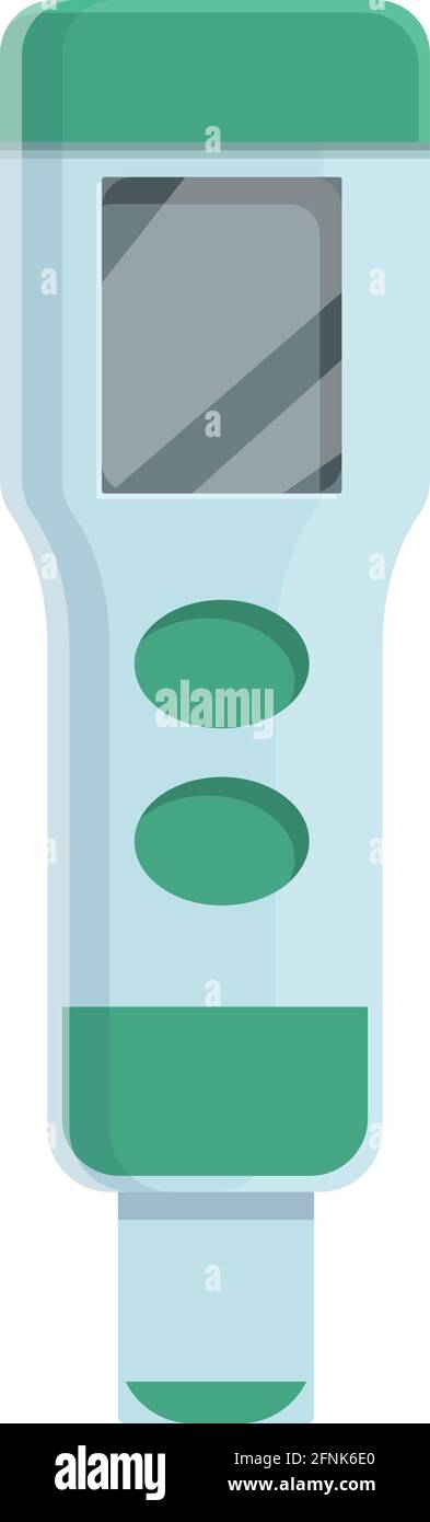Ph meter home stick icon. Cartoon of Ph meter home stick vector icon ...