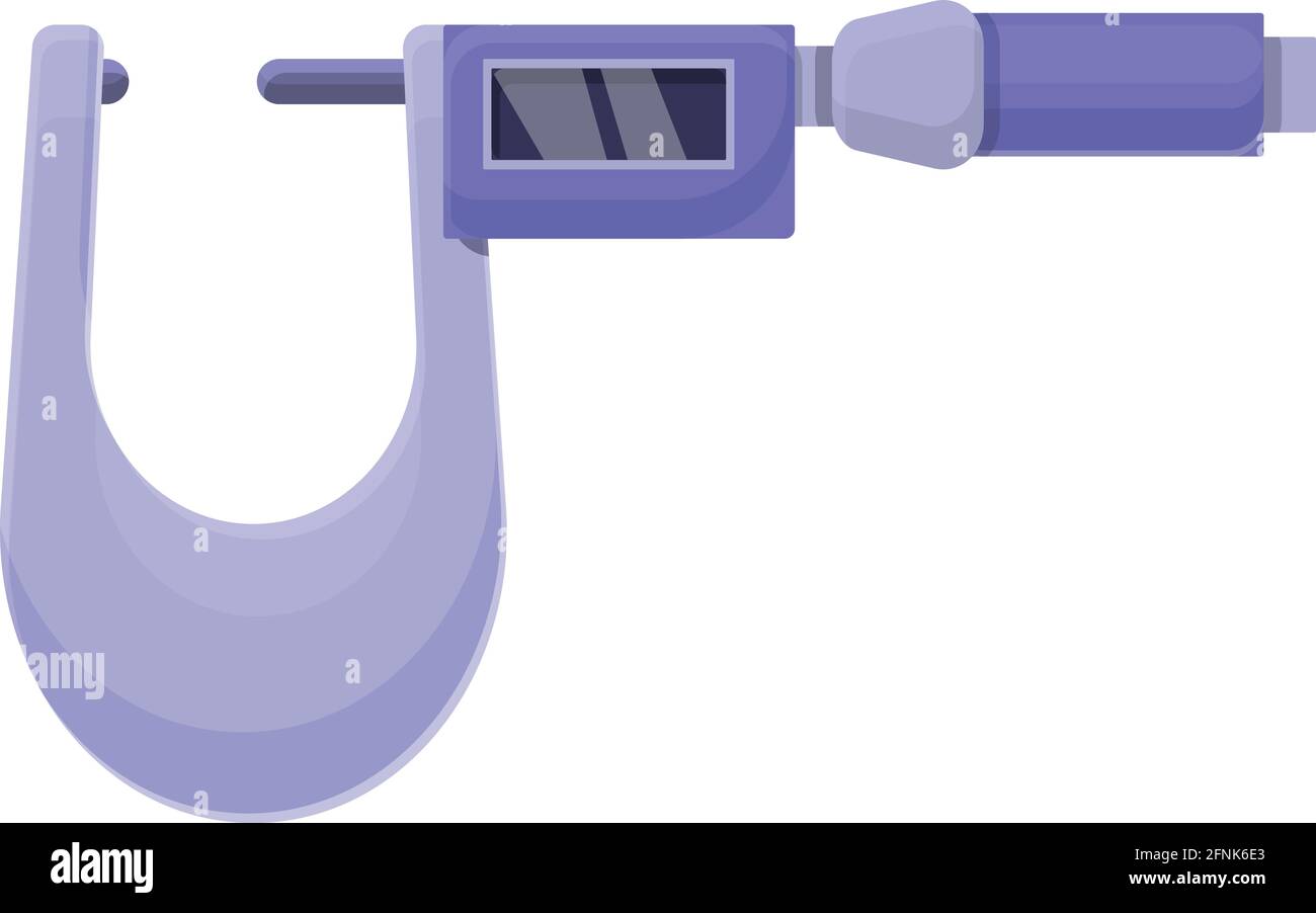 Digital micrometer icon. Cartoon of Digital micrometer vector icon for ...