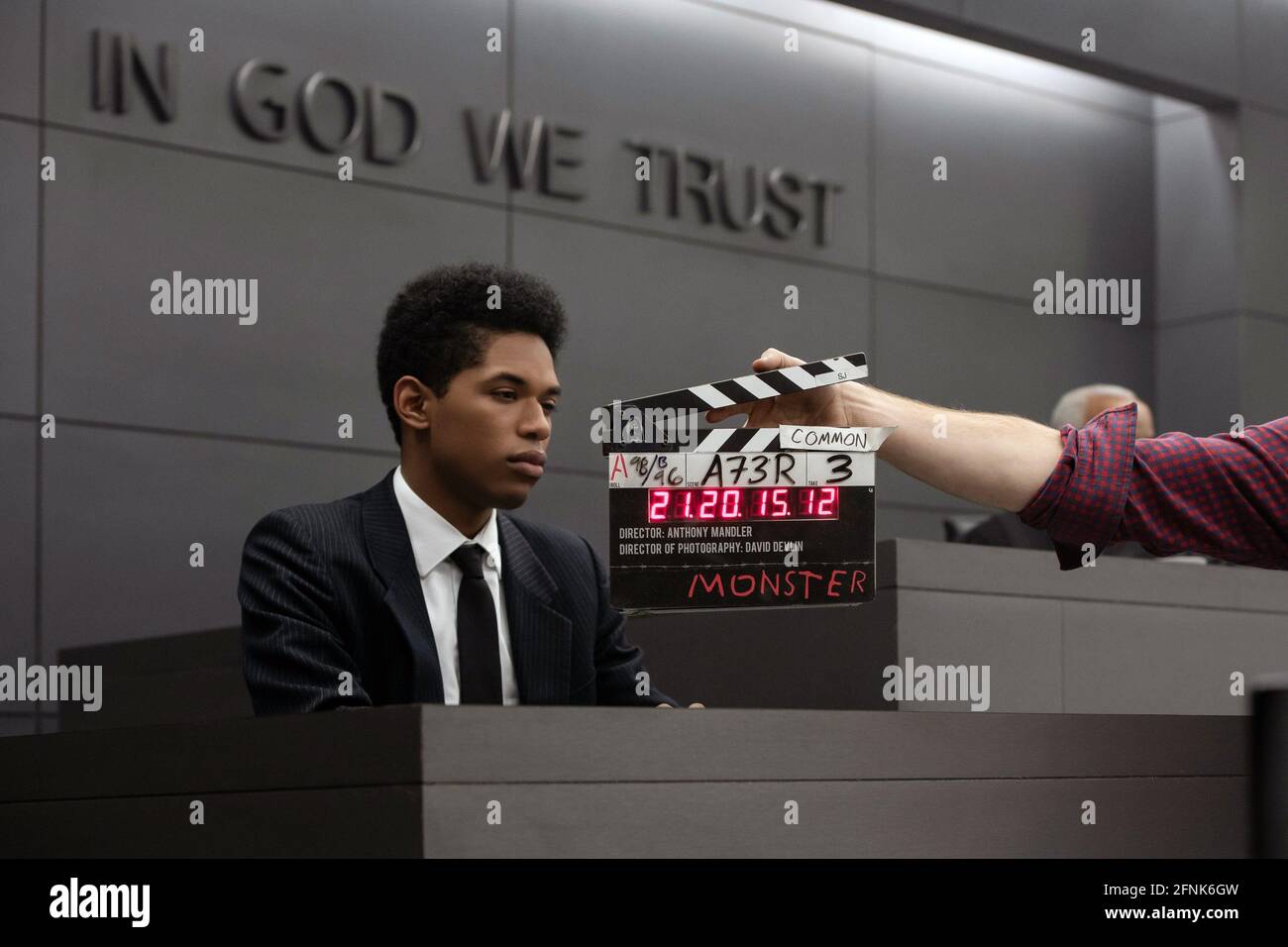 MONSTER, Kelvin Harrison Jr., on set, 2018. ph: David Giesbrecht ...