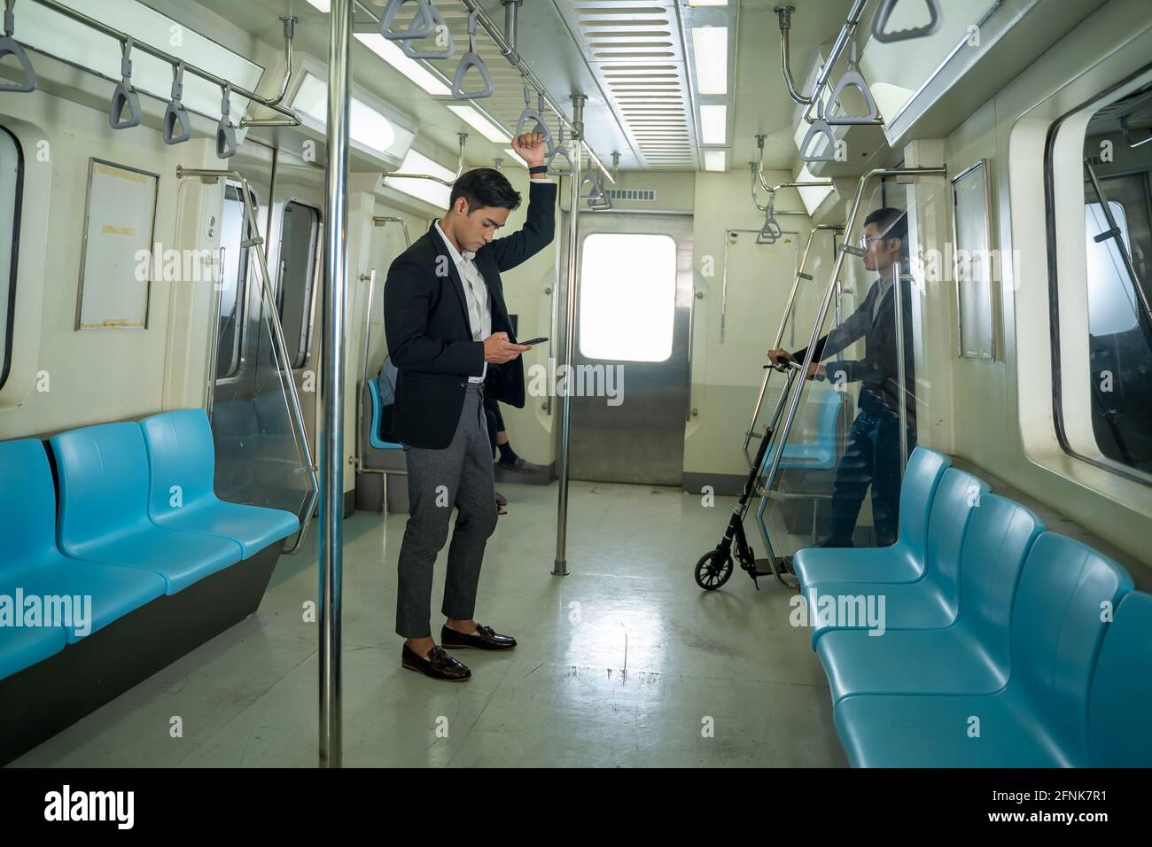 Busy subway train japan hi-res stock photography and images - Alamy