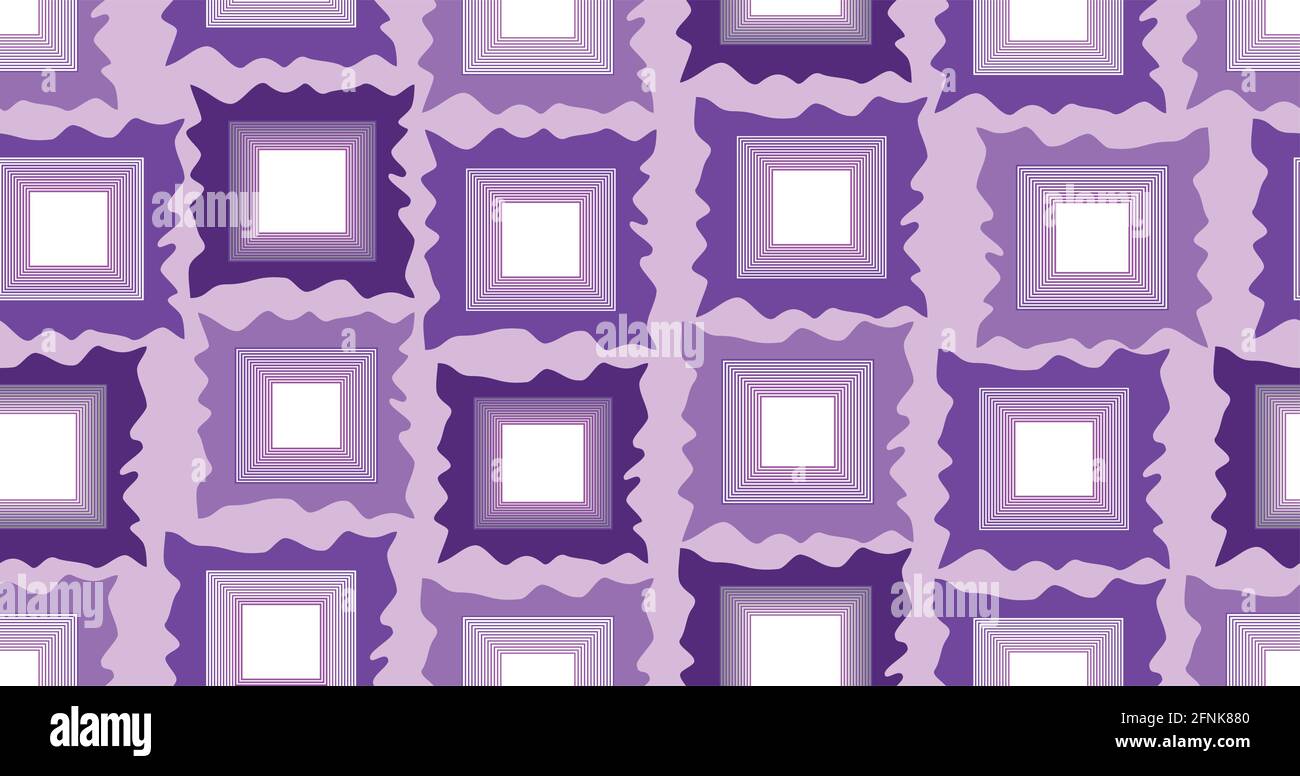 Seamless modern background in purple with gritty rectangles Stock ...