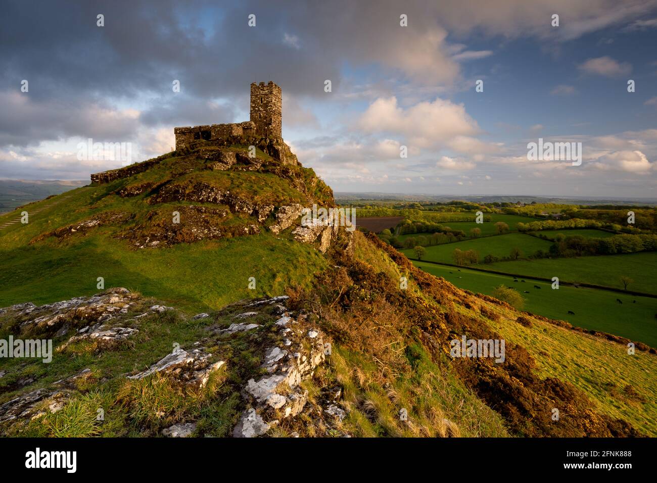 Brent Tor, Dartmoor National Park, Devon, UK. 17th May, 2021. UK ...