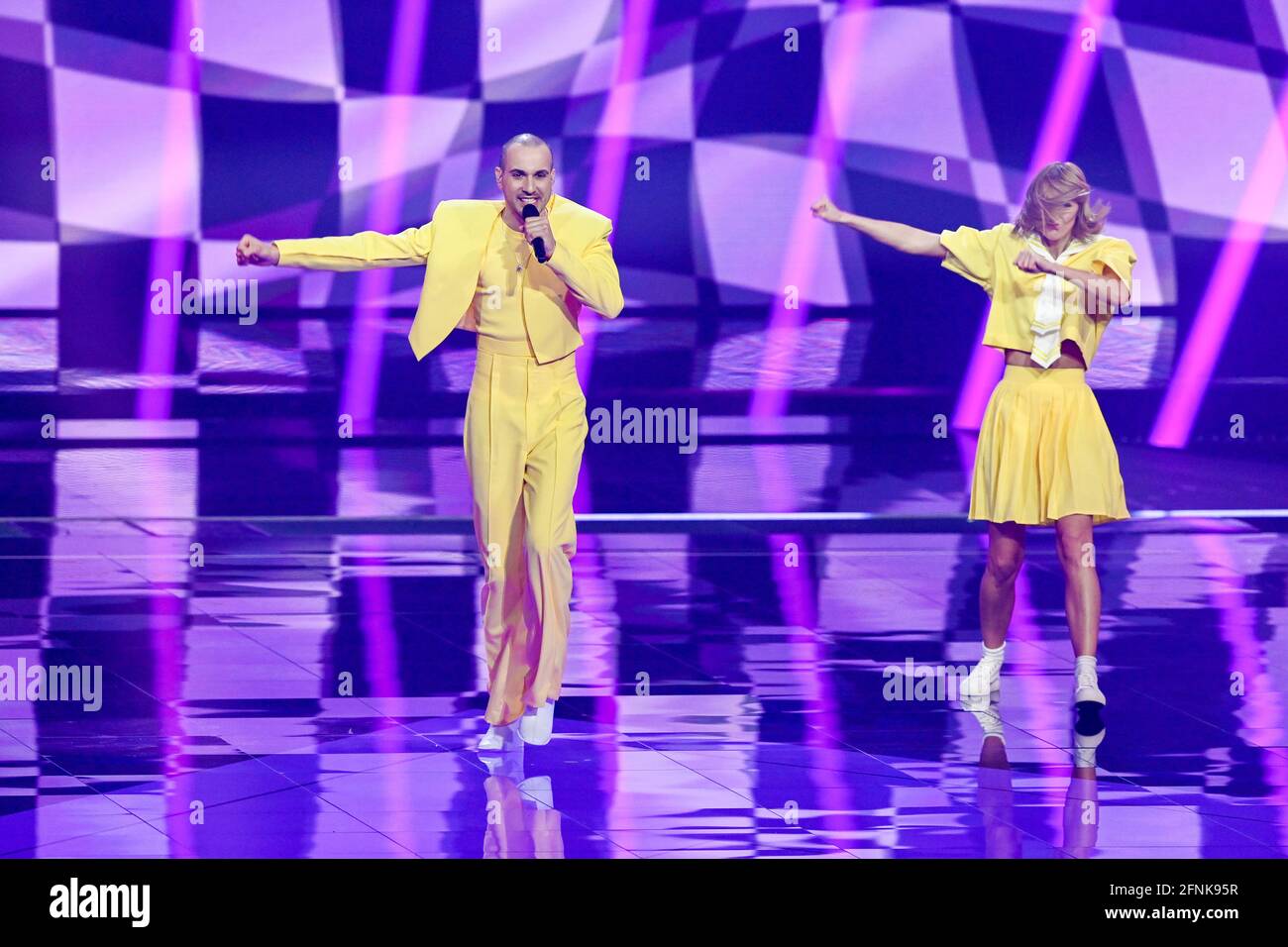 The Roop (Lithuania) during the first dress rehearsal of the first ...