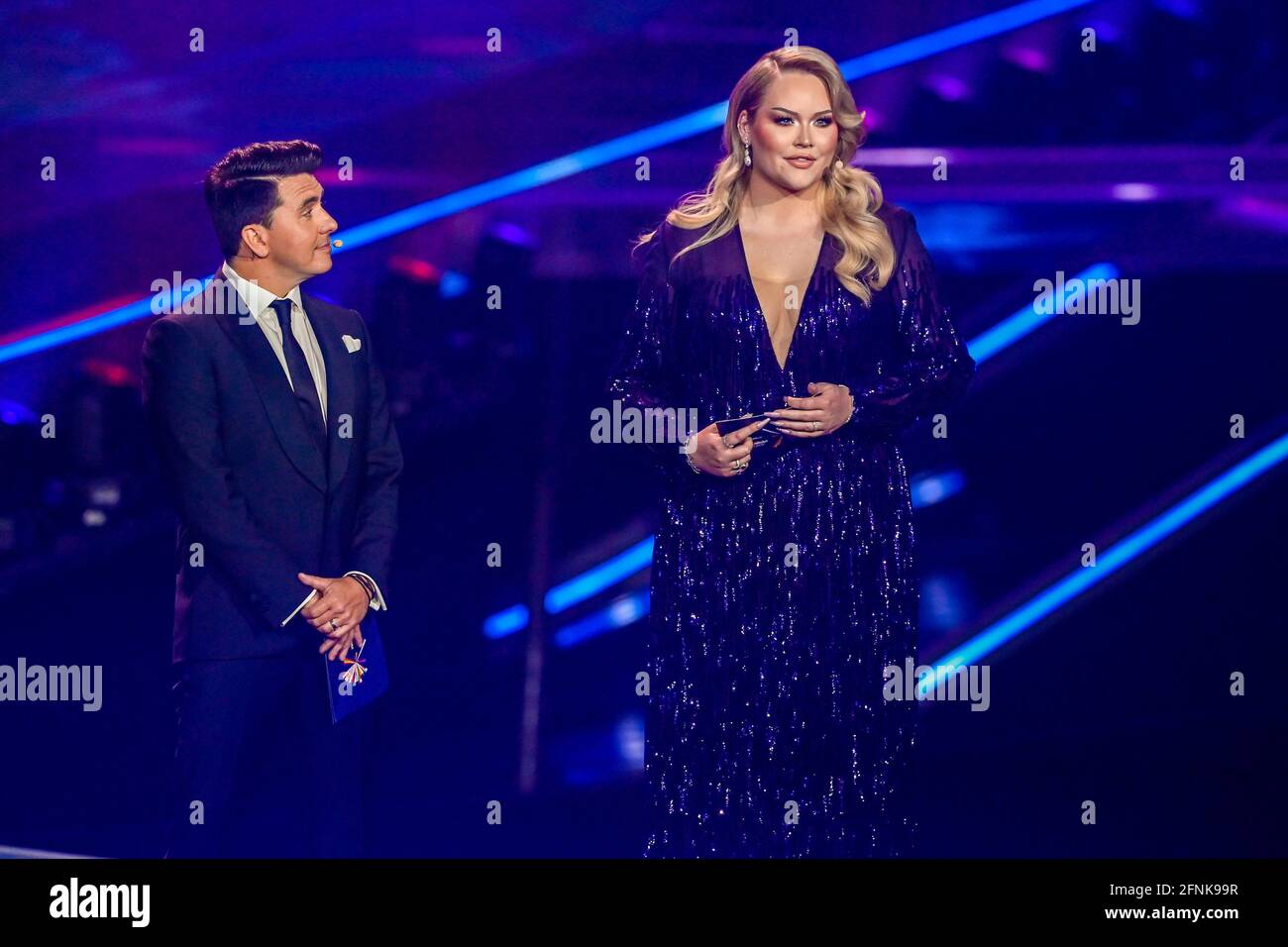 Jan Smit, Nikkie de Jager during the first dress rehearsal of the first ...