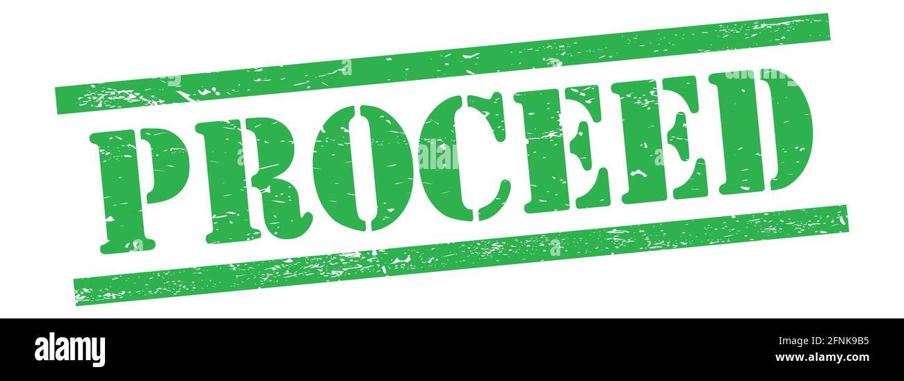 Proceed stamp hi-res stock photography and images - Alamy