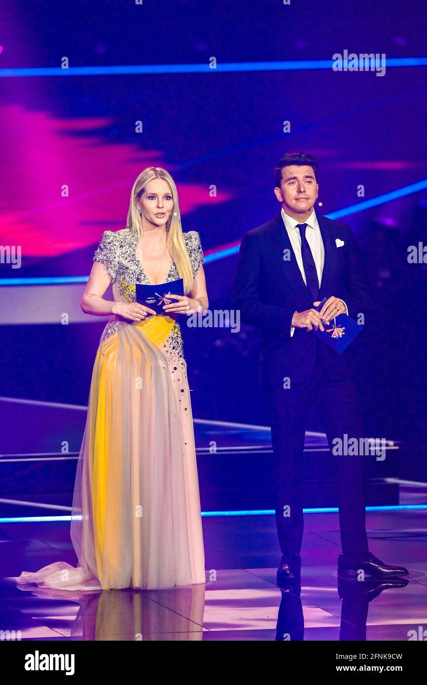 Chantal Janzen, Jan Smit during the first dress rehearsal of the first ...