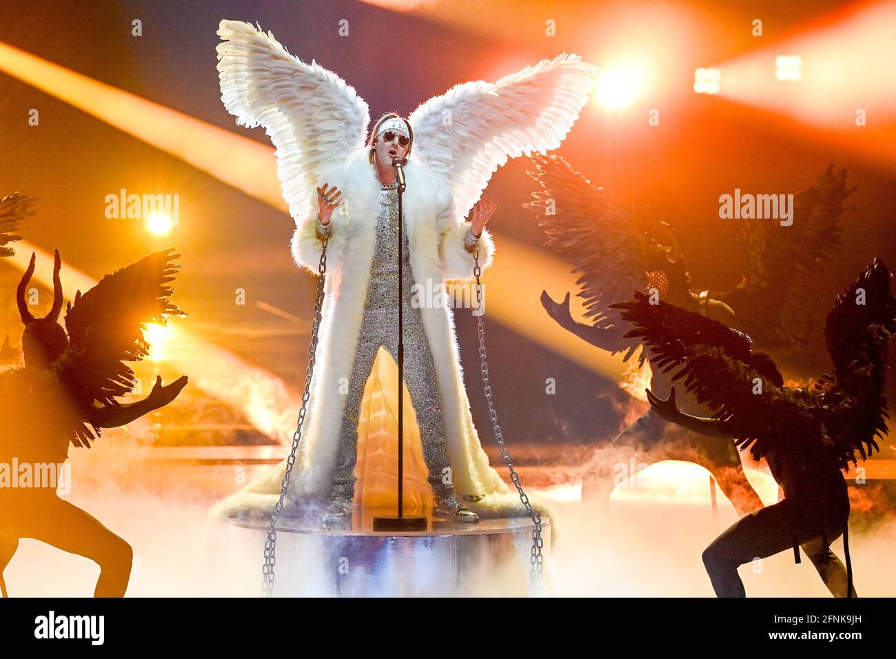 TIX (Norway) during the first dress rehearsal of the first semifinal of ...