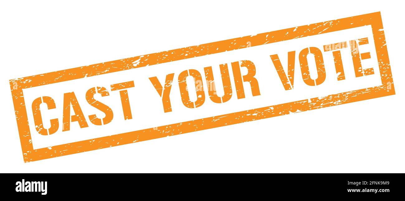 Cast your vote stamp hi-res stock photography and images - Alamy