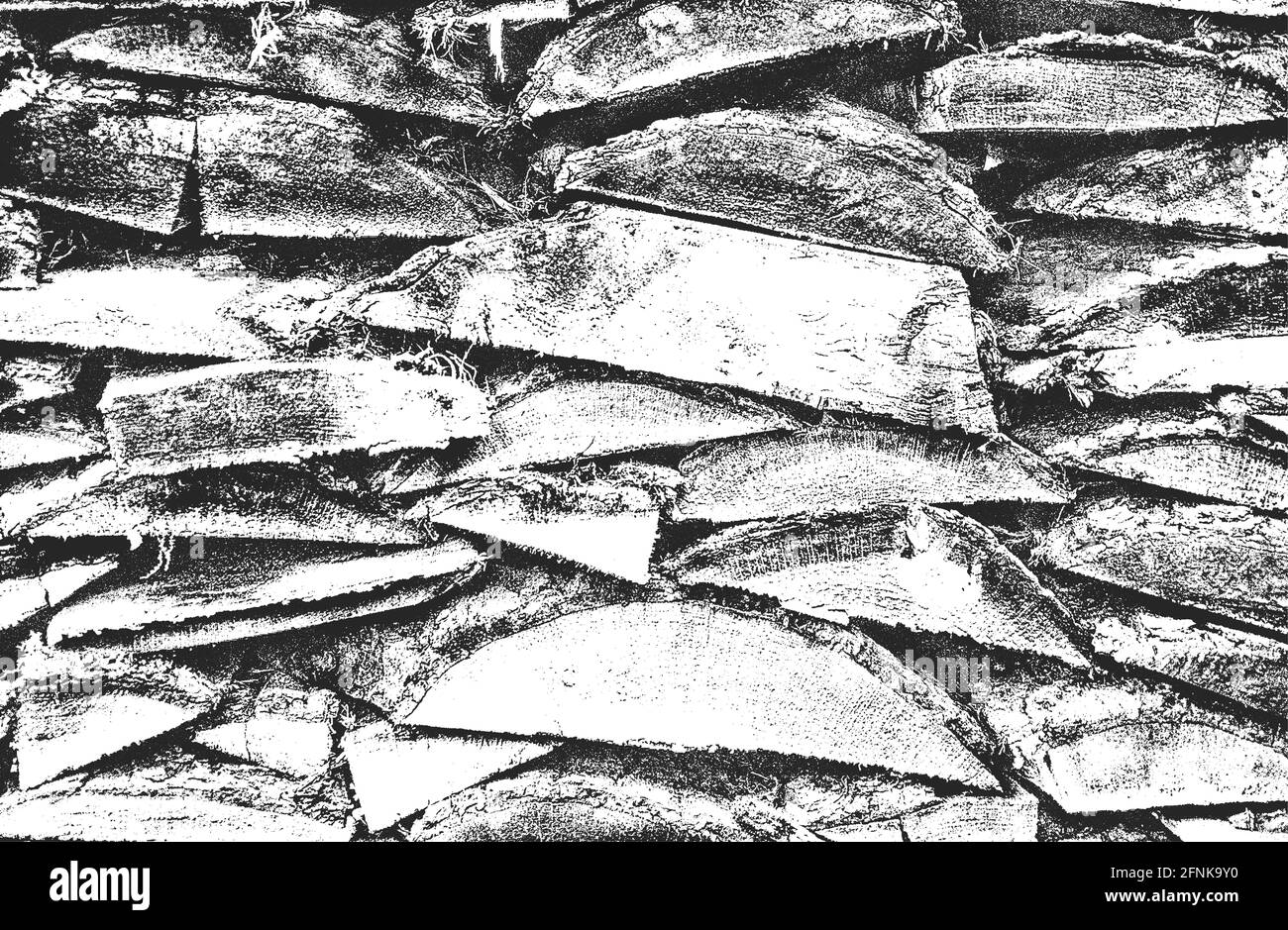 Distressed overlay wooden planks, log texture, grunge background ...