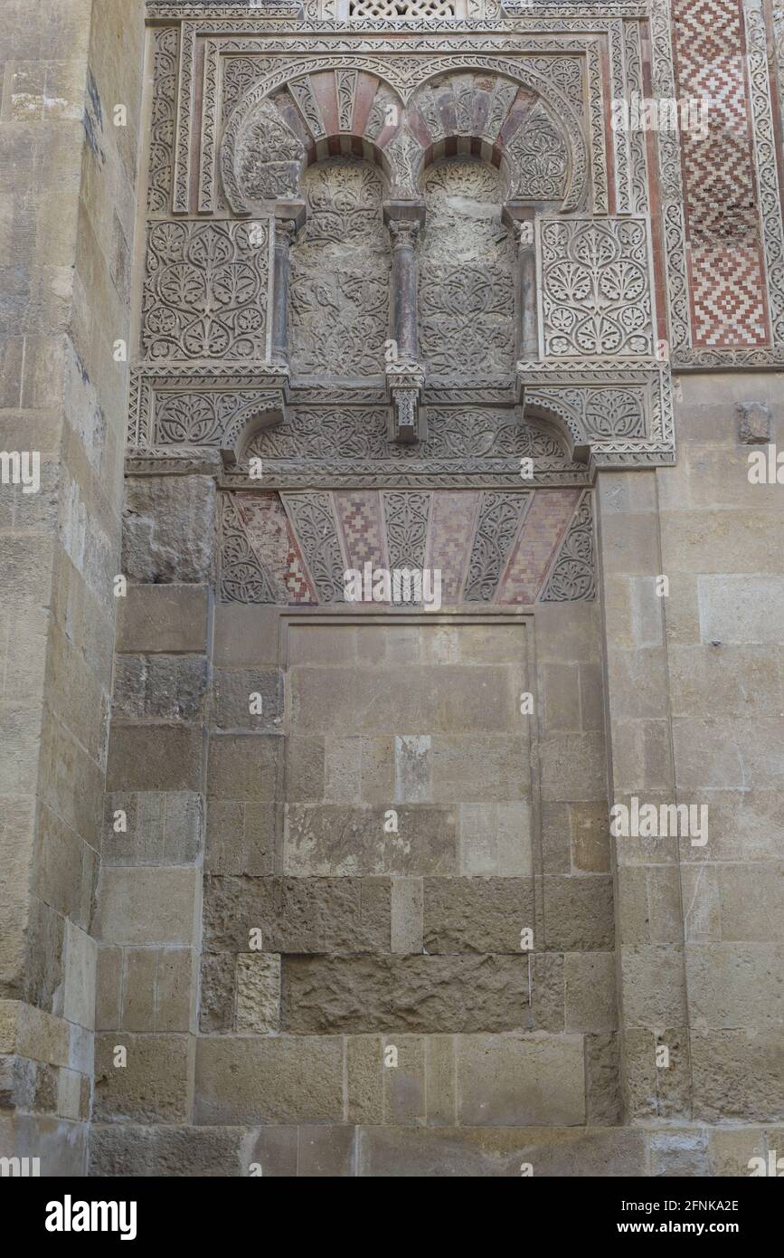 Closeup shot of an example of ancient stone carving of an old building ...