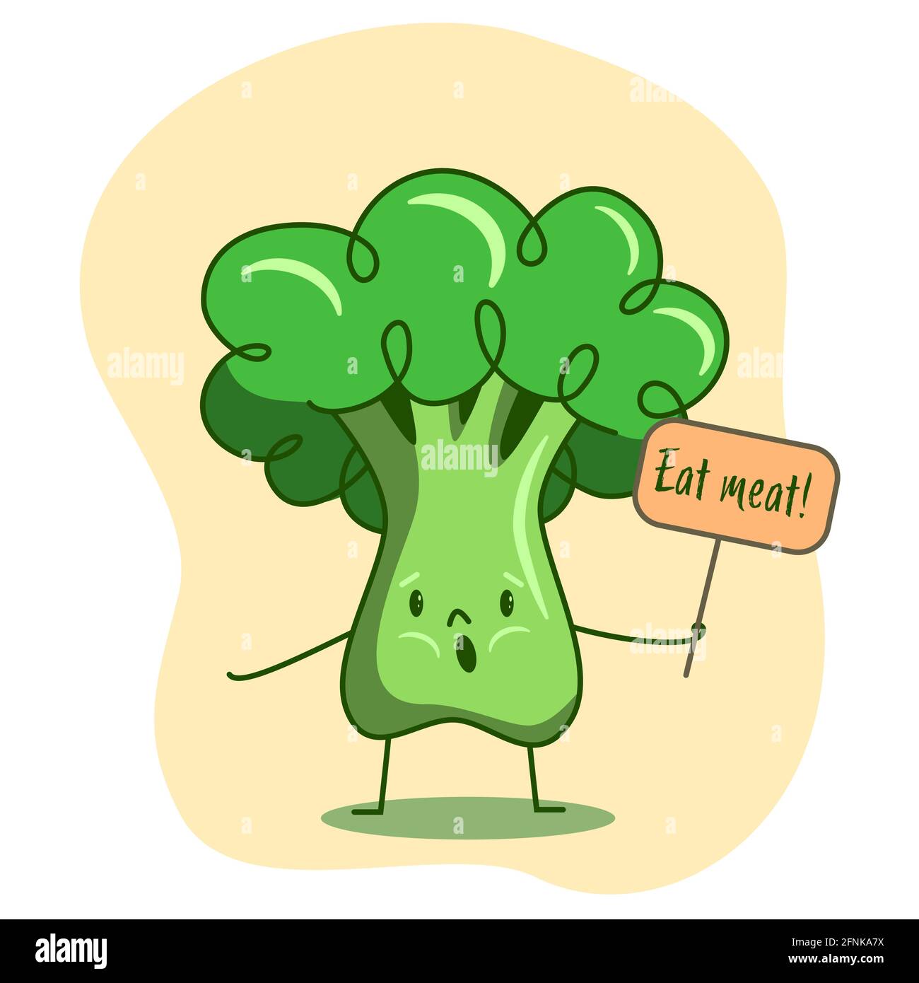 Broccoli character hi-res stock photography and images - Alamy