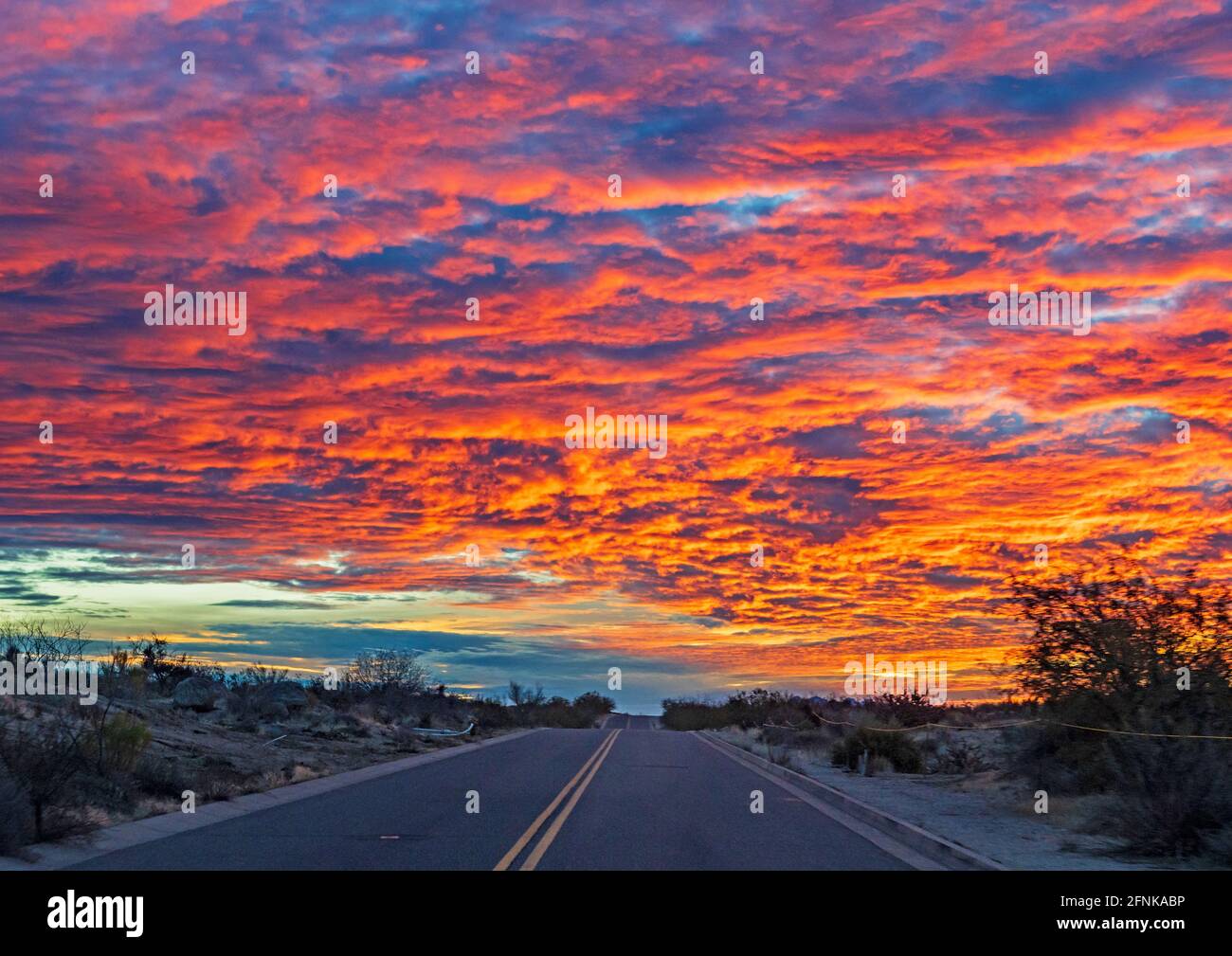 Warm colored road hi-res stock photography and images - Alamy