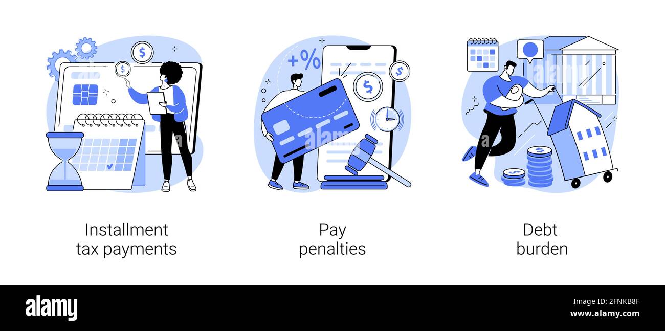 Financial responsibility abstract concept vector illustrations Stock ...