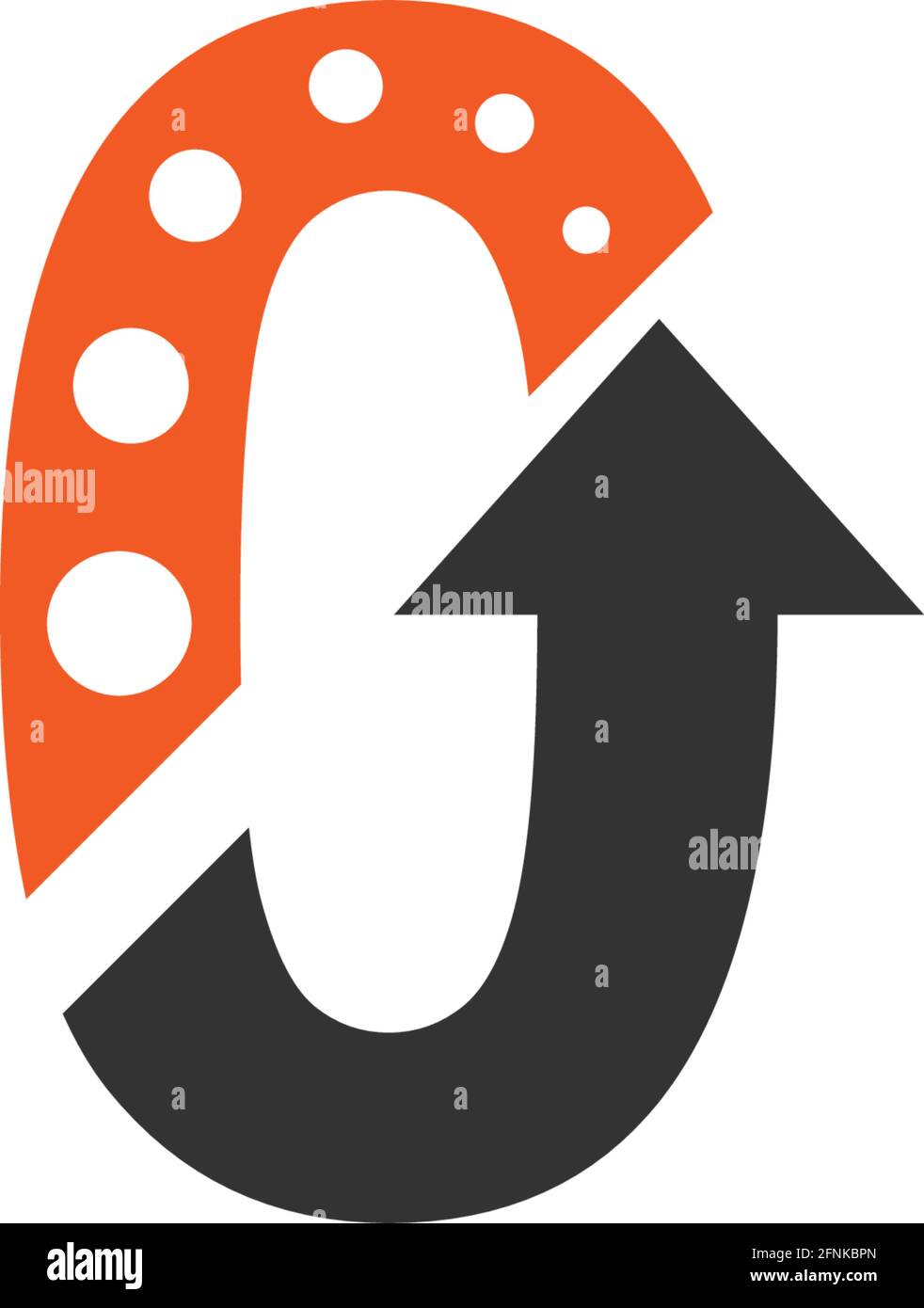 Number zero logo with arrow icon design vector template Stock Vector ...