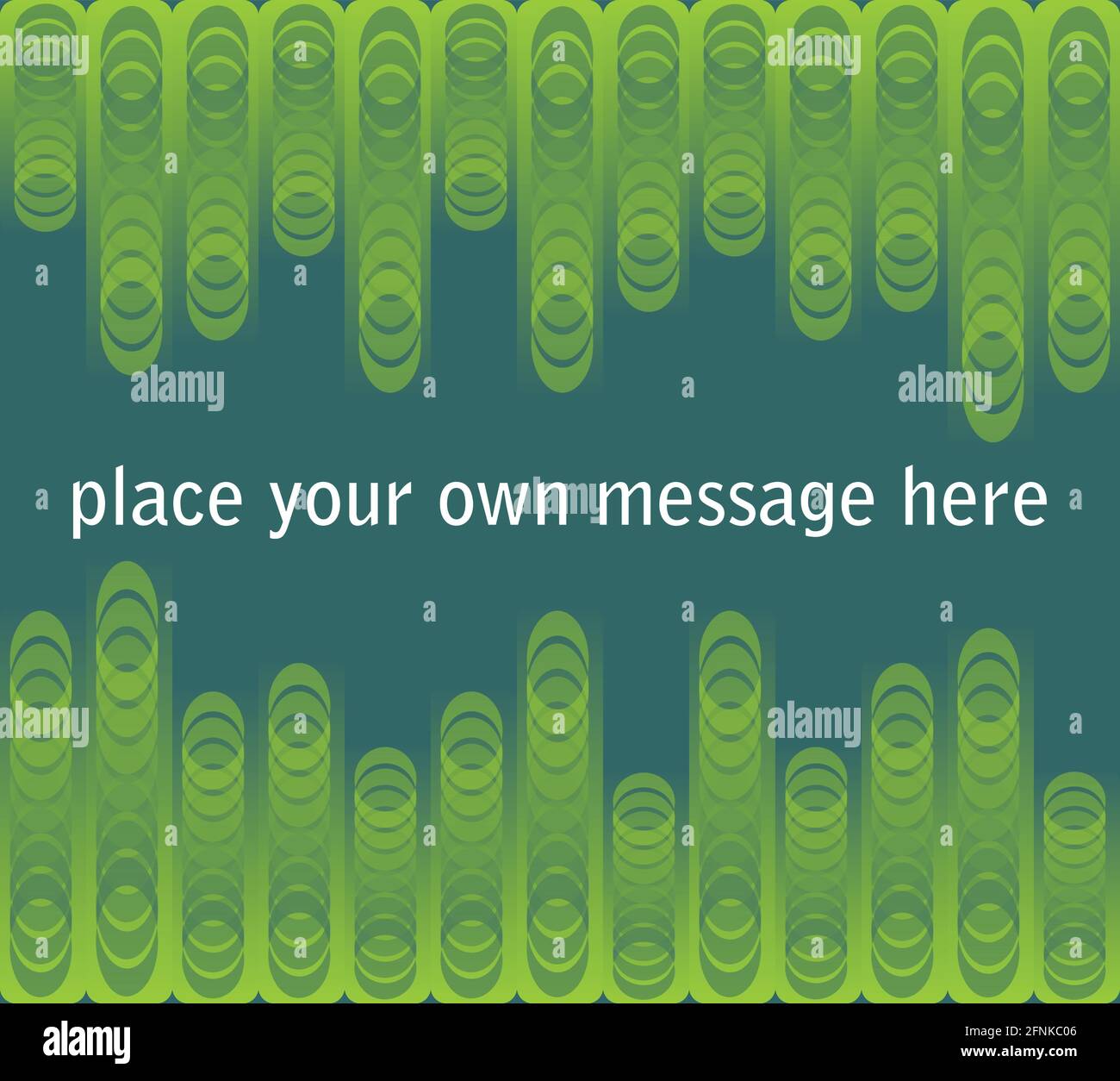 Leaflet background in green design with area for own text Stock Vector ...