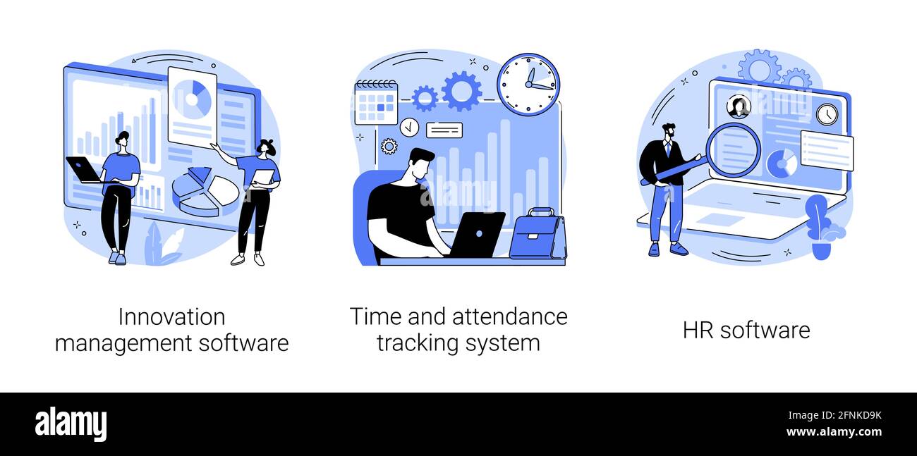 Business management abstract concept vector illustrations Stock Vector ...