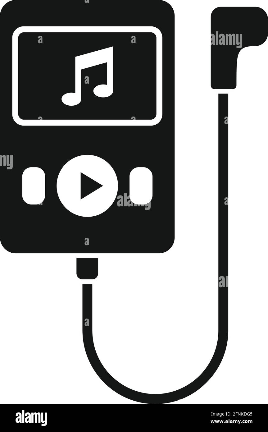 Running music player icon, simple style Stock Vector Image & Art - Alamy