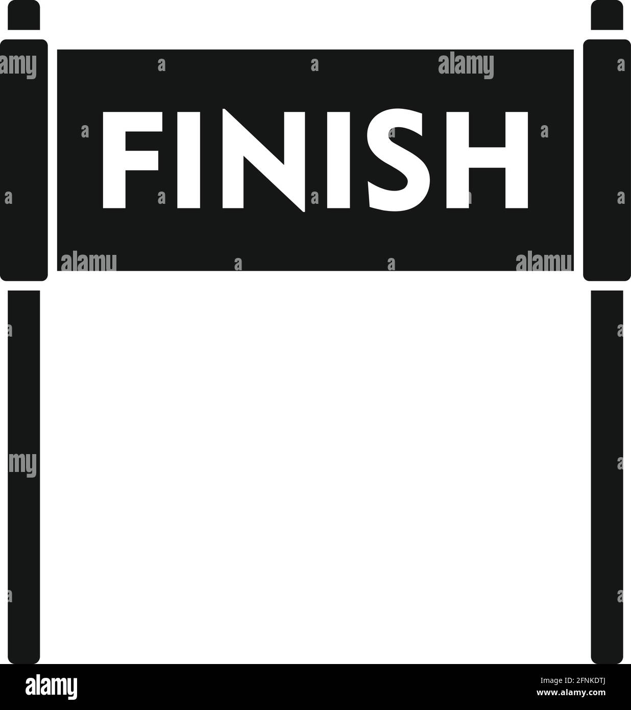 Finish banner Cut Out Stock Images & Pictures - Alamy