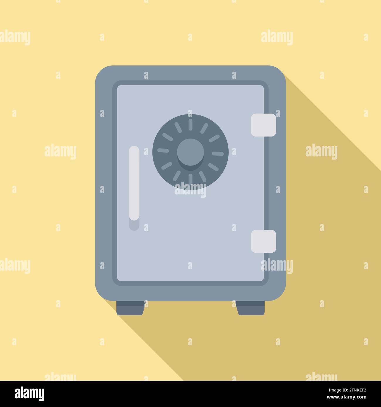 Bank teller money safe icon, flat style Stock Vector Image & Art - Alamy