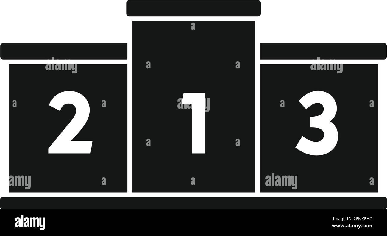 Running sport podium icon, simple style Stock Vector Image & Art - Alamy