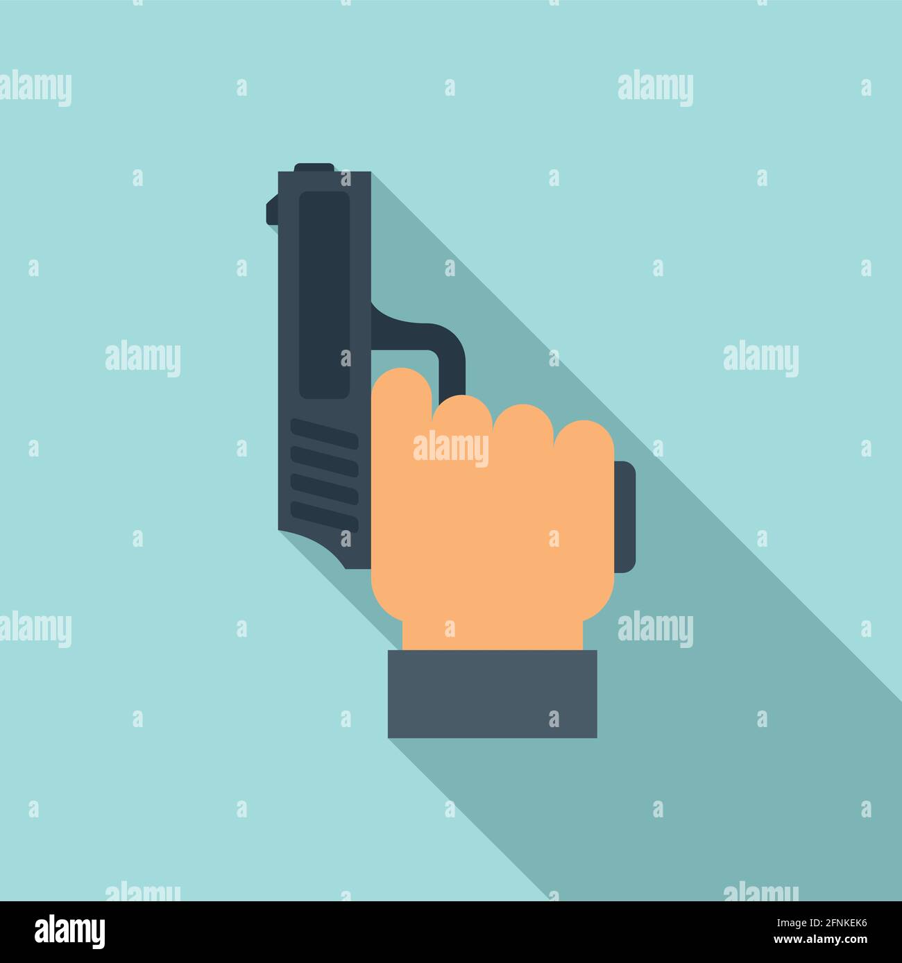 Starting gun icon Stock Vector Images - Alamy