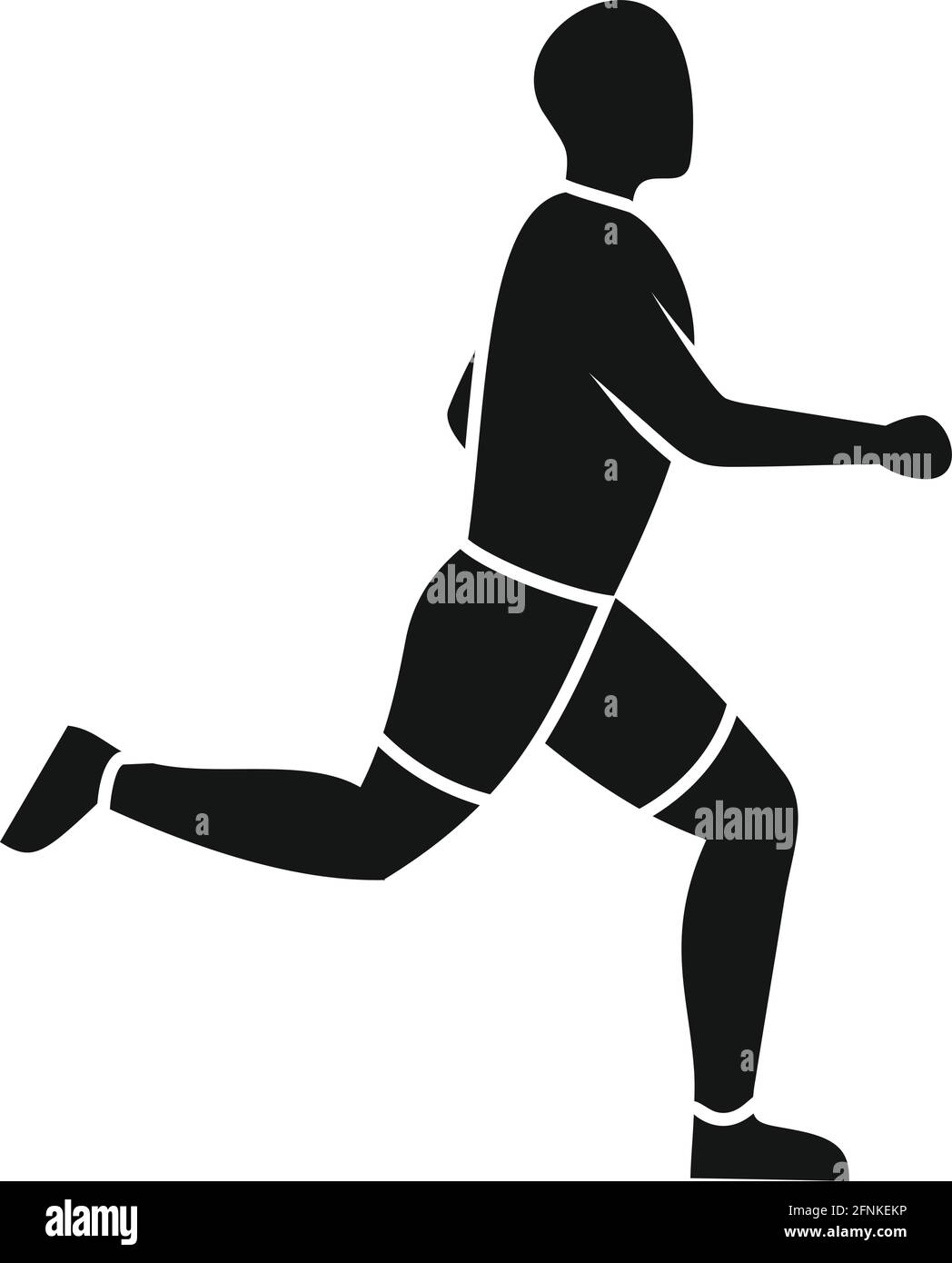 Running sportsman icon, simple style Stock Vector Image & Art - Alamy