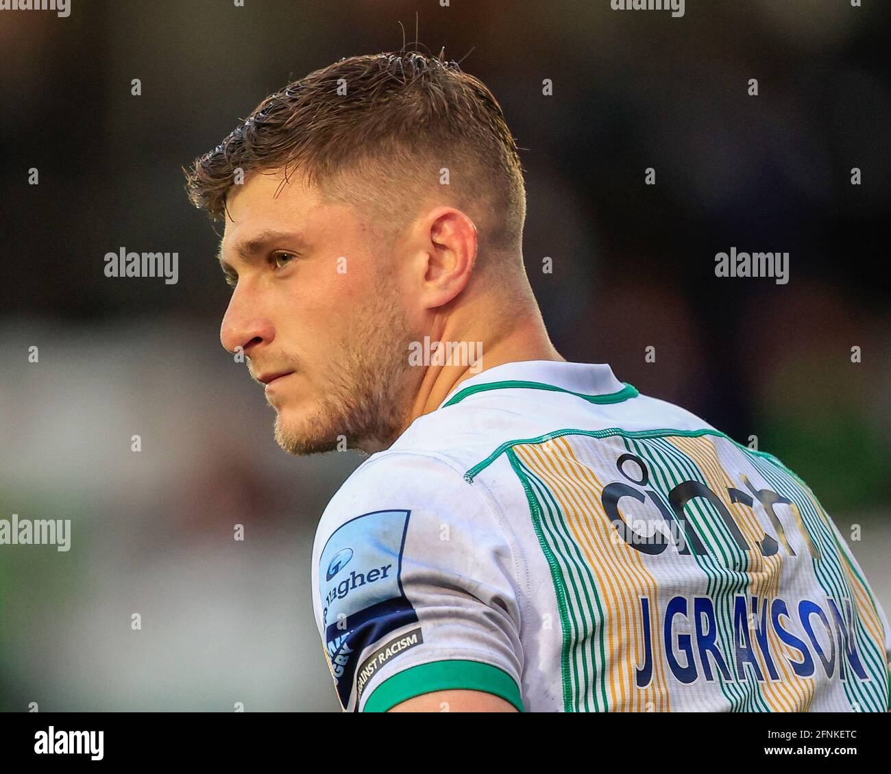 James Grayson of Northampton Saints during the game Stock Photo - Alamy