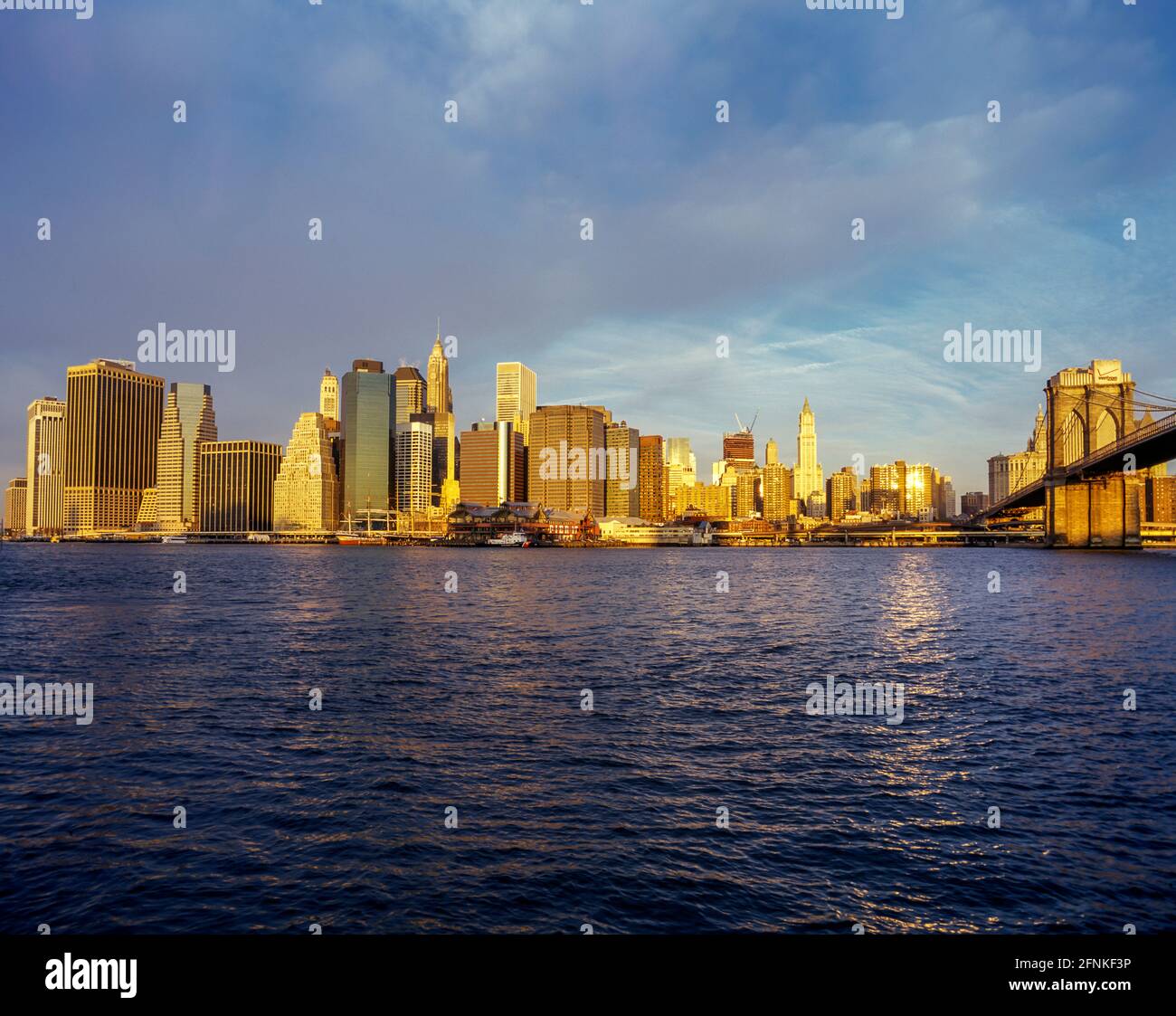 2004 HISTORICAL DOWNTOWN SKYLINE MANHATTAN NEW YORK CITY USA Stock ...