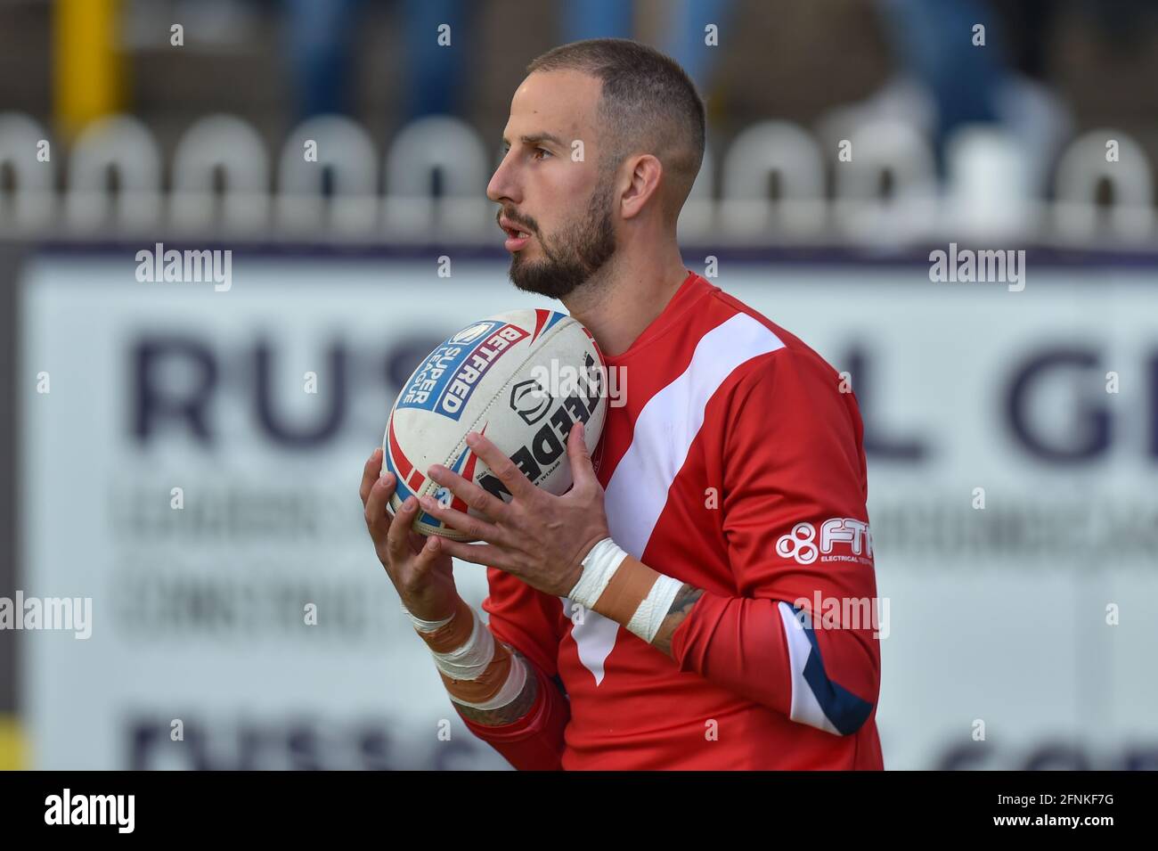 Ben Crooks (2) of Hull KR during the warm up Stock Photo - Alamy