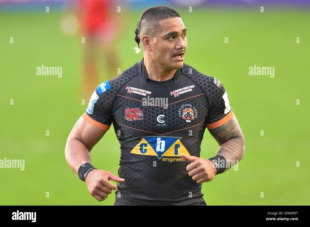 Peter Mata'utia (3) of Castleford Tigers during the game Stock Photo ...