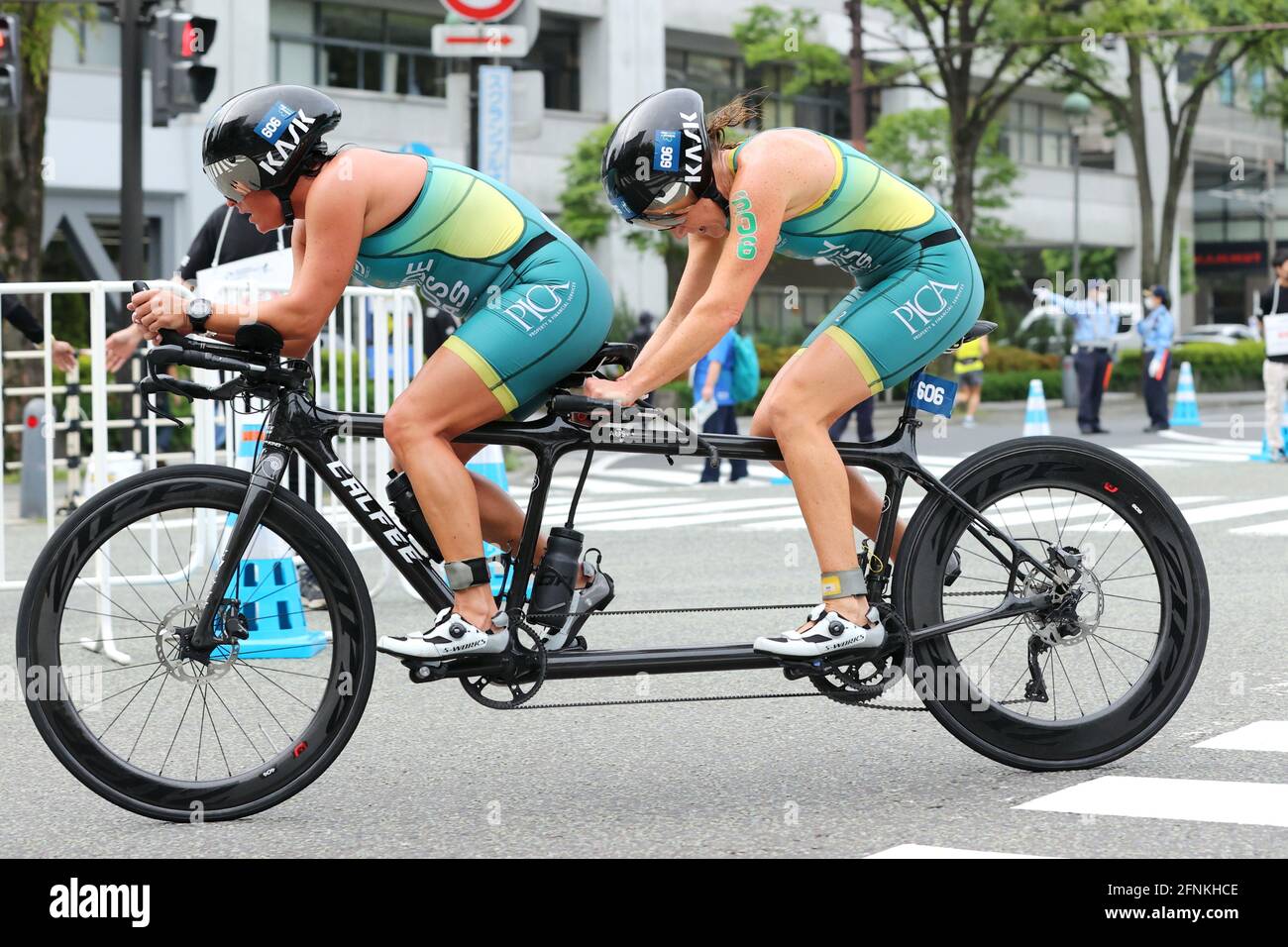 Yokohama, Kanagawa, Japan. 15th May, 2021. Katie Kelly (AUS) Triathlon ...
