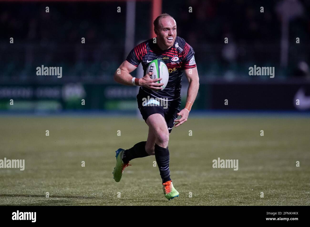 Alex Day #21 of Saracens in action Stock Photo - Alamy