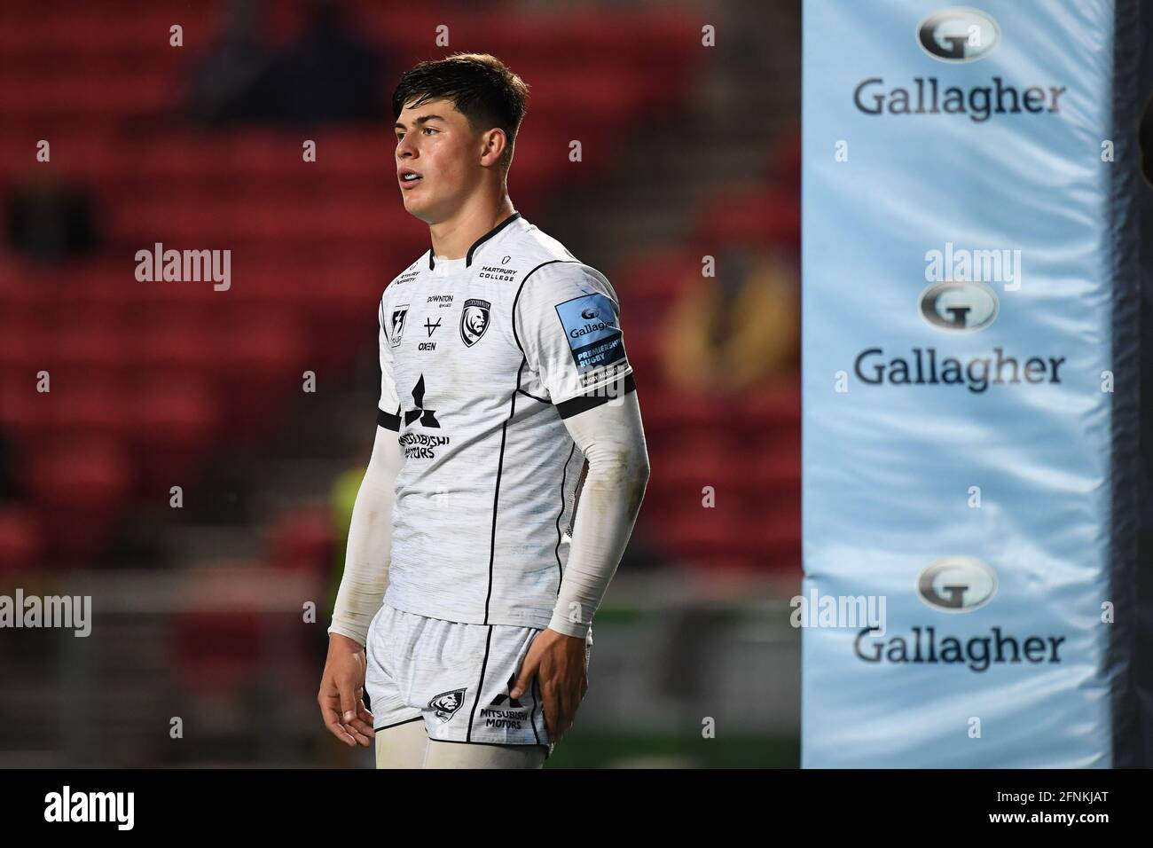 Louis Rees-Zammit of Gloucester Rugby in action during the game Stock ...