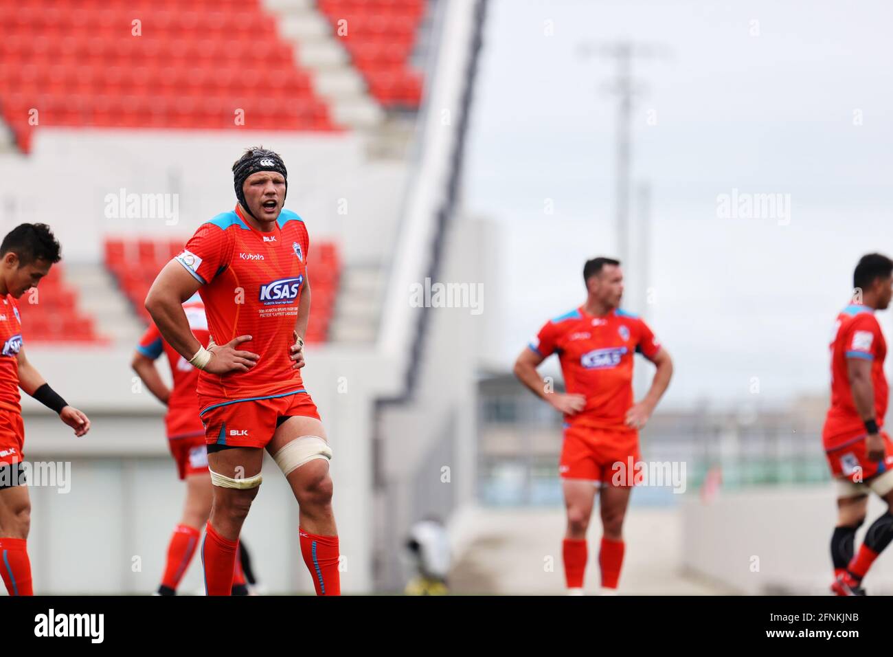 Hanazono Rugby Stadium, Higashi Osaka, Japan. 16th May, 2021. Pieter ...