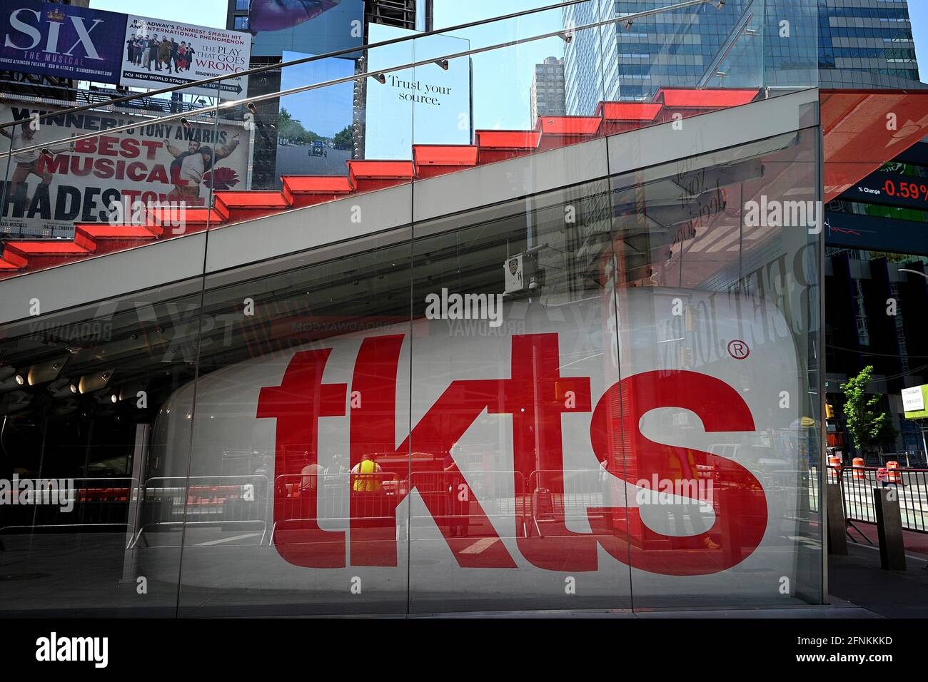The tkts ticket booths hi-res stock photography and images - Alamy