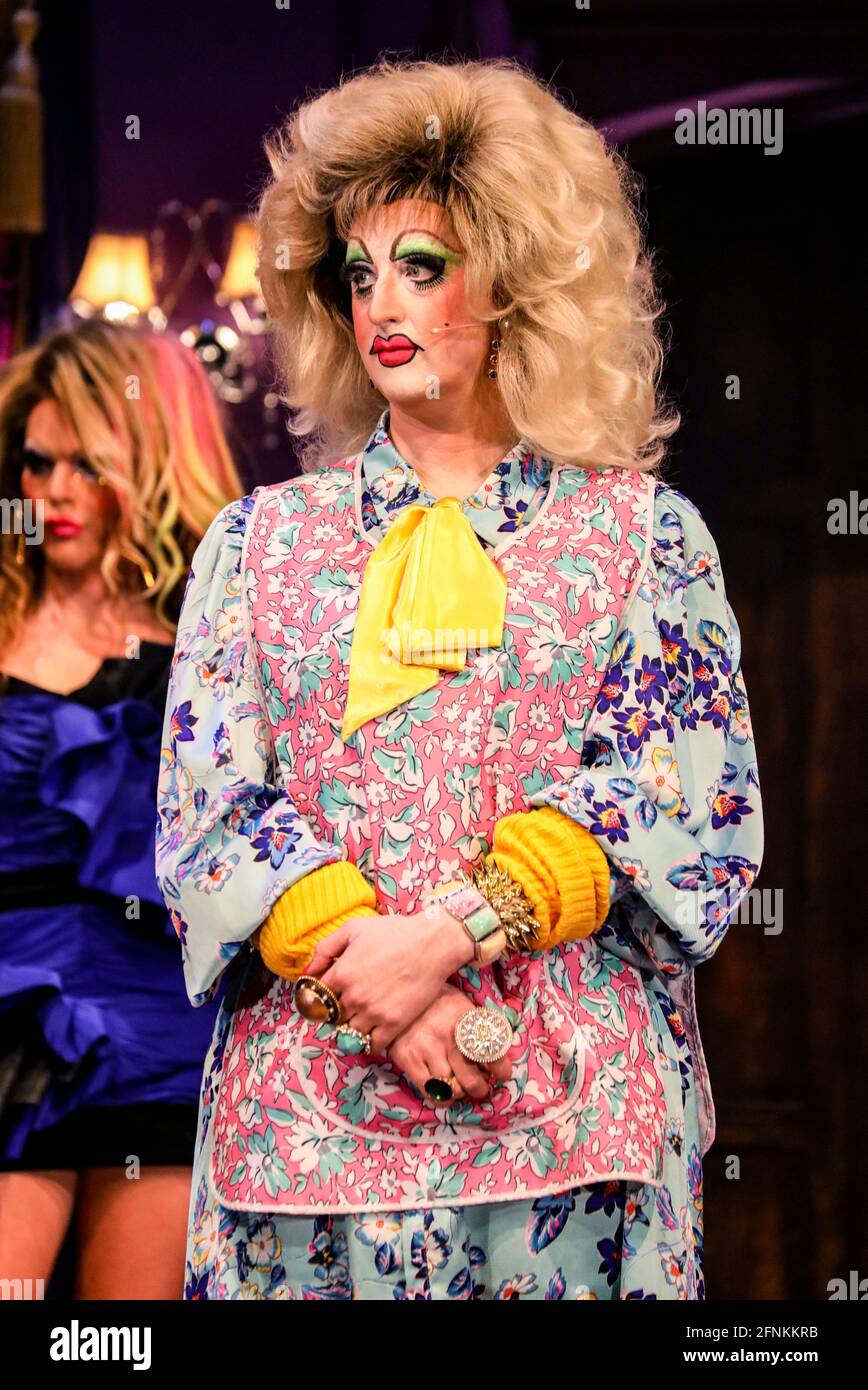 Holly Stars performs live during the preview of "Death Drop" at Garrick ...