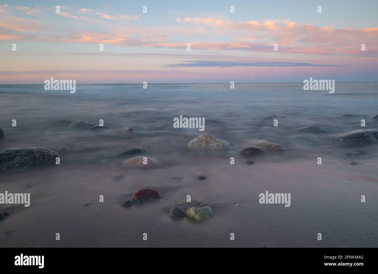 Beautiful after sunset landscape baltic hi-res stock photography and ...