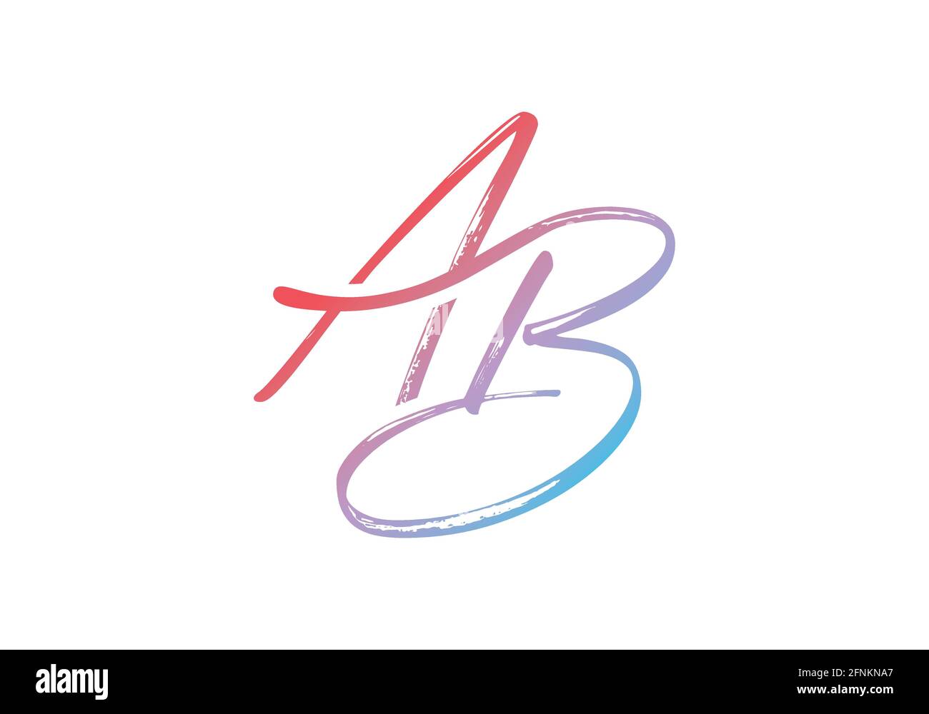 Initial letter ab logo design templet. Art and Illustration Stock ...
