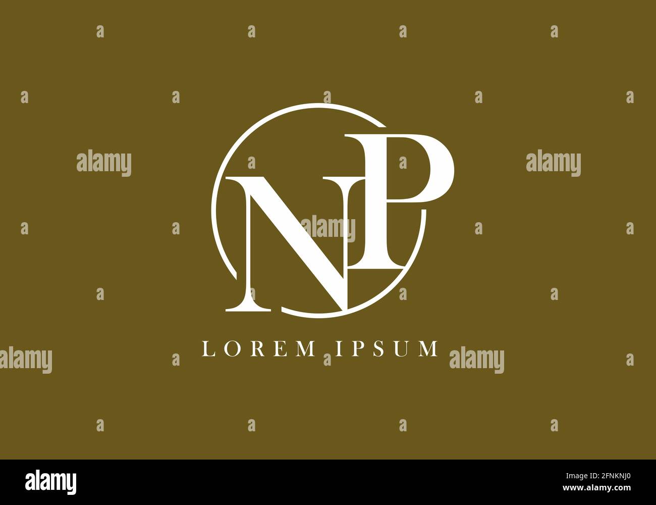 Np letters Stock Vector Images - Alamy
