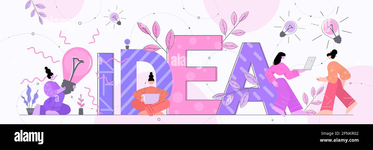 businesspeople team brainstorming creative big idea new project startup ...