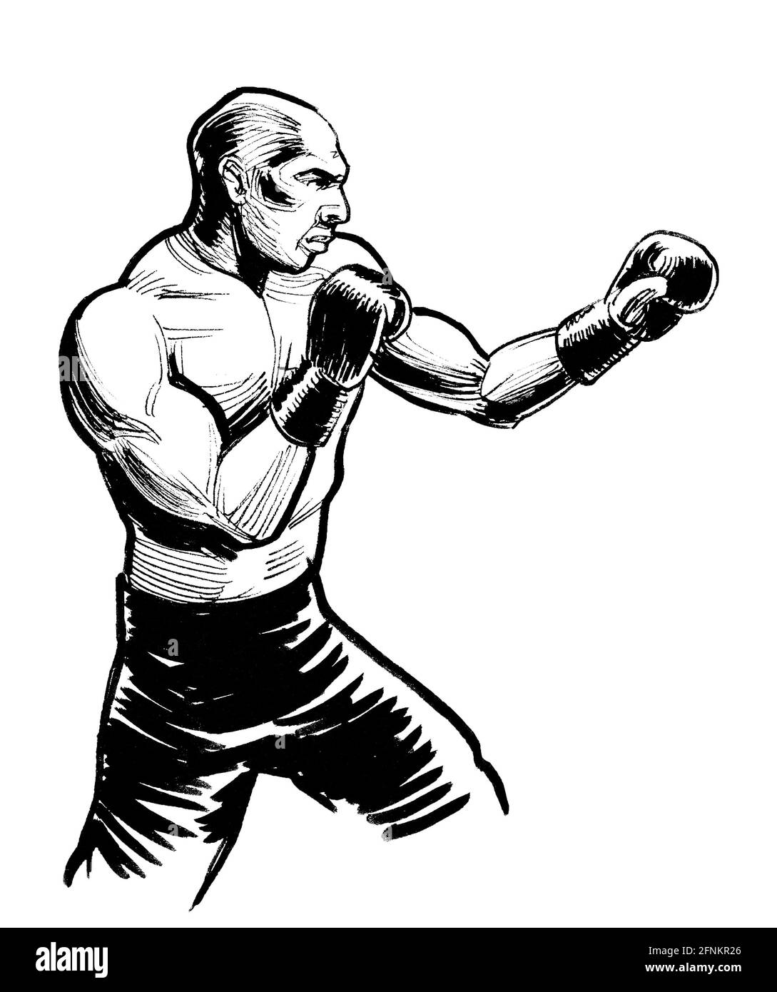 Boxing Drawing Art