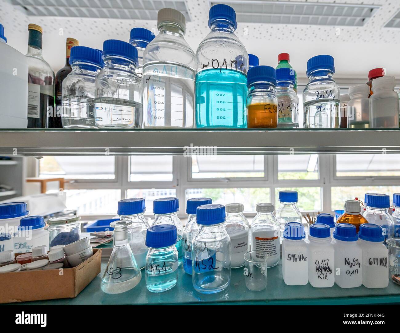 chemistry laboratories in science classroom interior of university ...