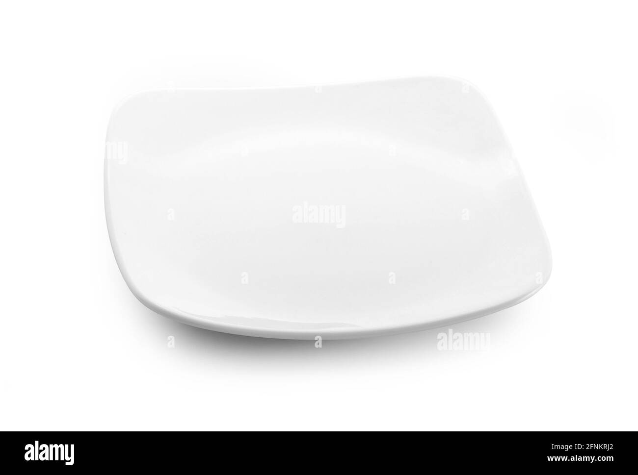 white plate isolated on white background Stock Photo - Alamy