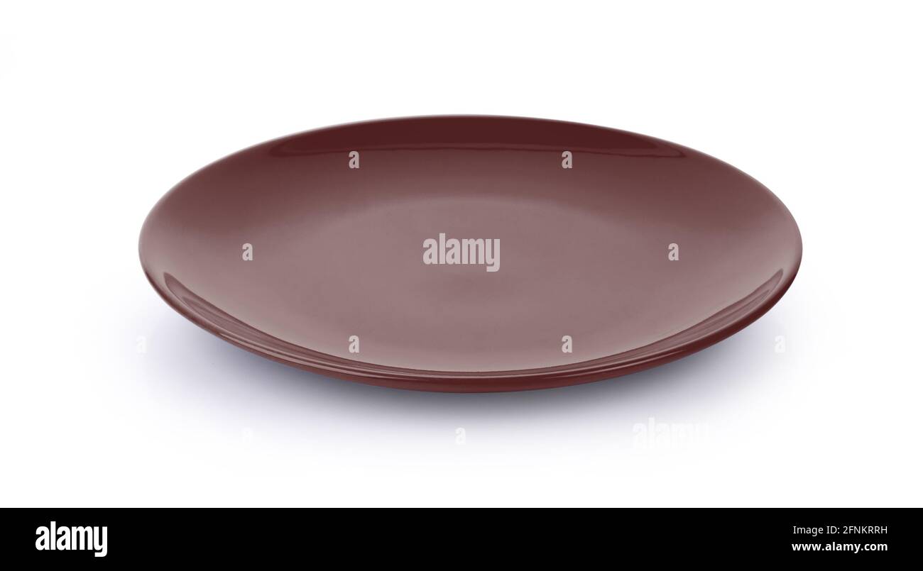 plate isolated on white background Stock Photo - Alamy