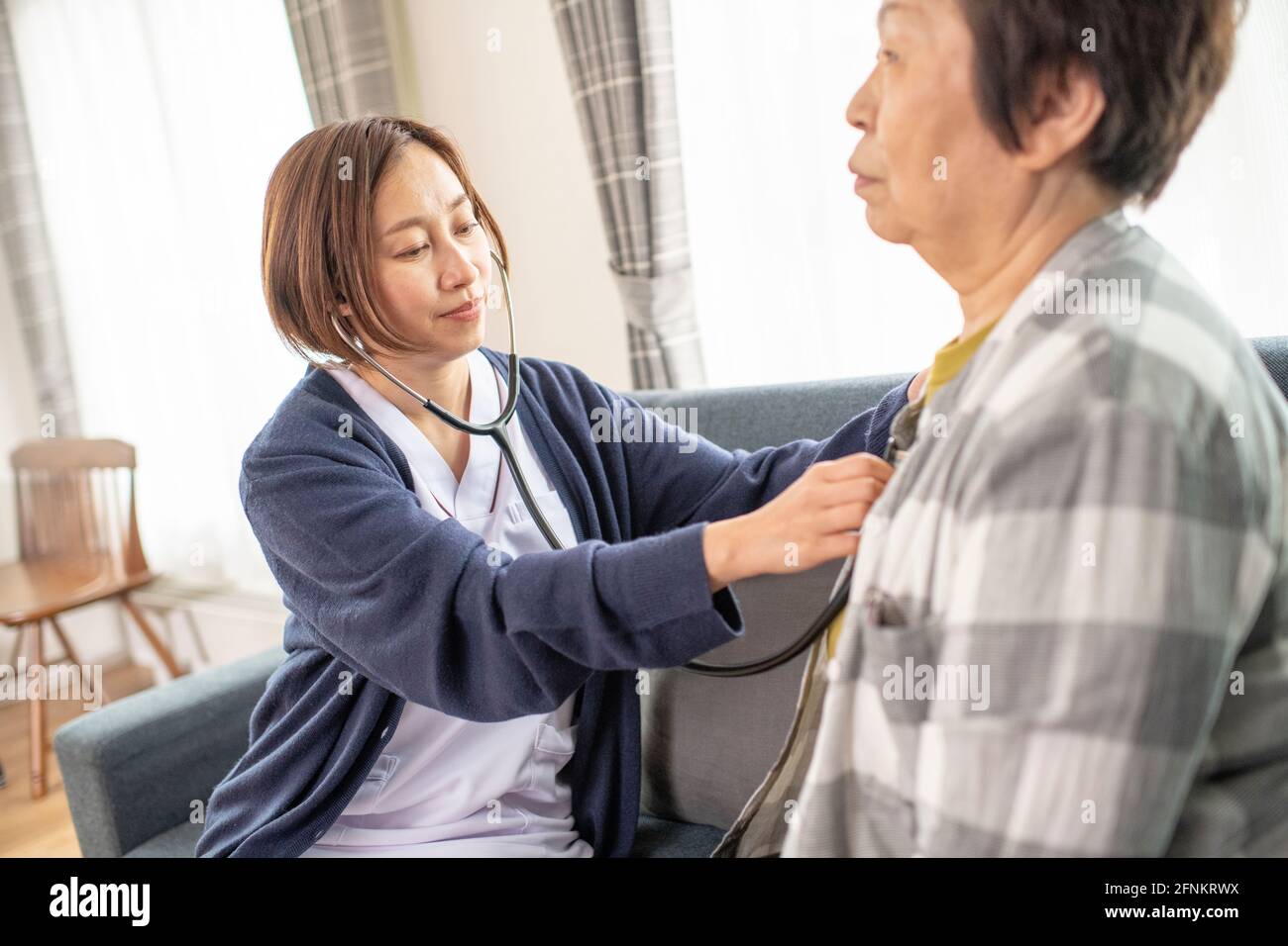 Home healthcare interview hi-res stock photography and images - Alamy