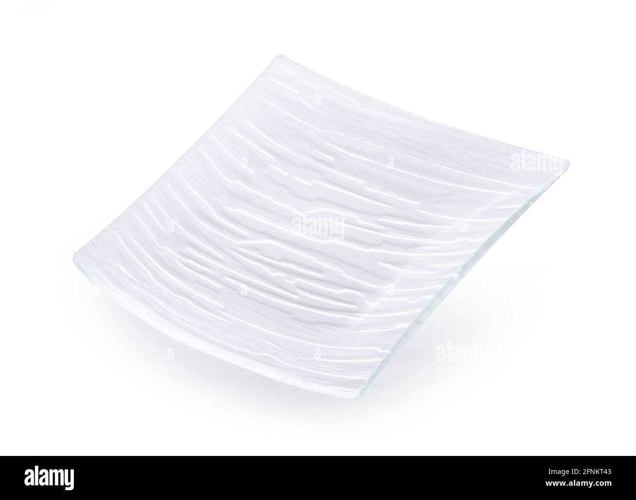 glass plate isolated on white background Stock Photo - Alamy