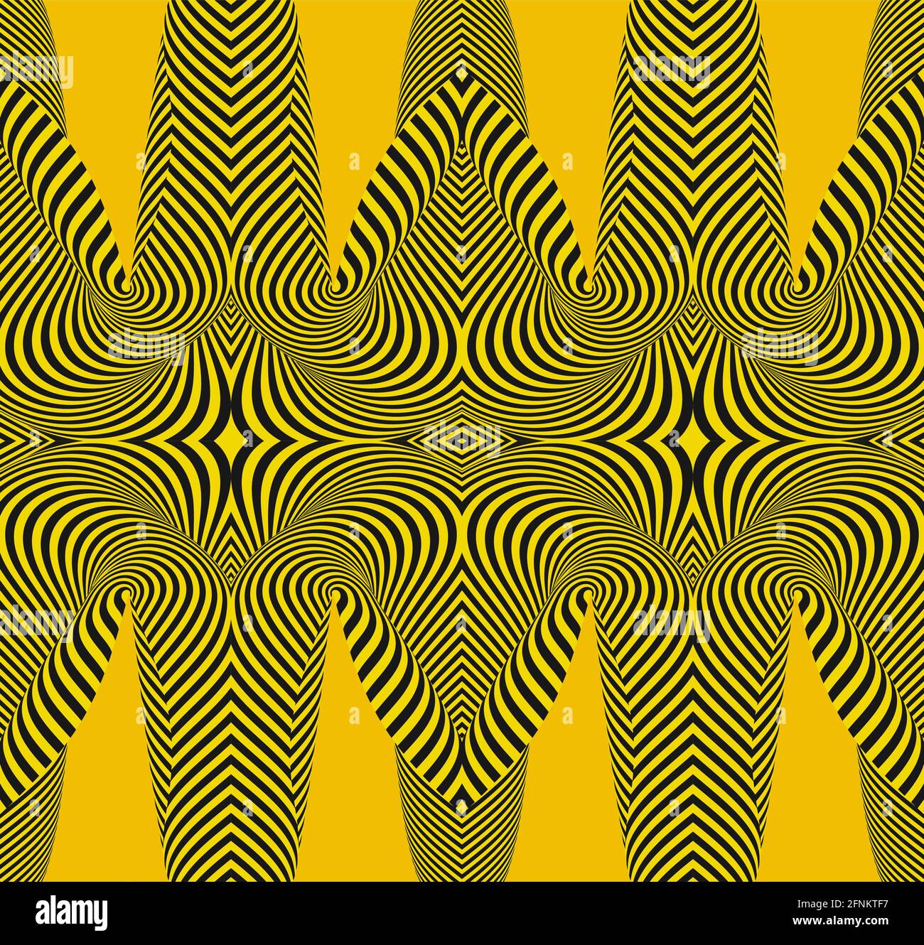 Abstract striped background. Optical art. 3d vector illustration for ...