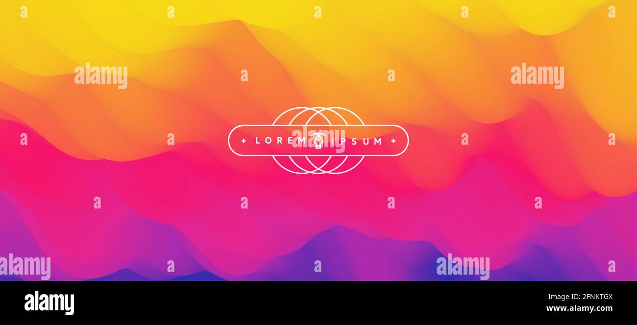 Abstract Background With Dynamic Effect Creative Design With Vibrant Gradients 3d Vector